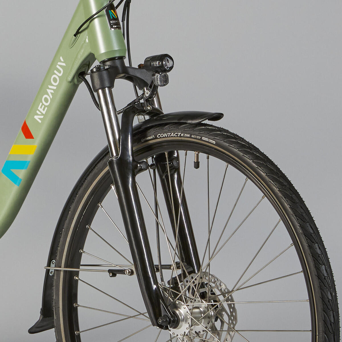 Vélo ville électrique NEOMOUV Allegria 2 Hydraulique N7 Vert - Remicycletto